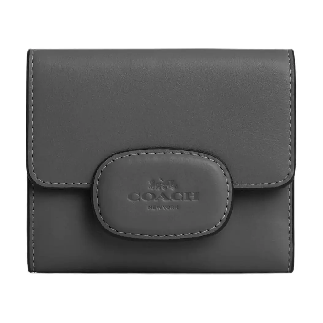 COACH Eliza Wallets Charcoal - POIZON