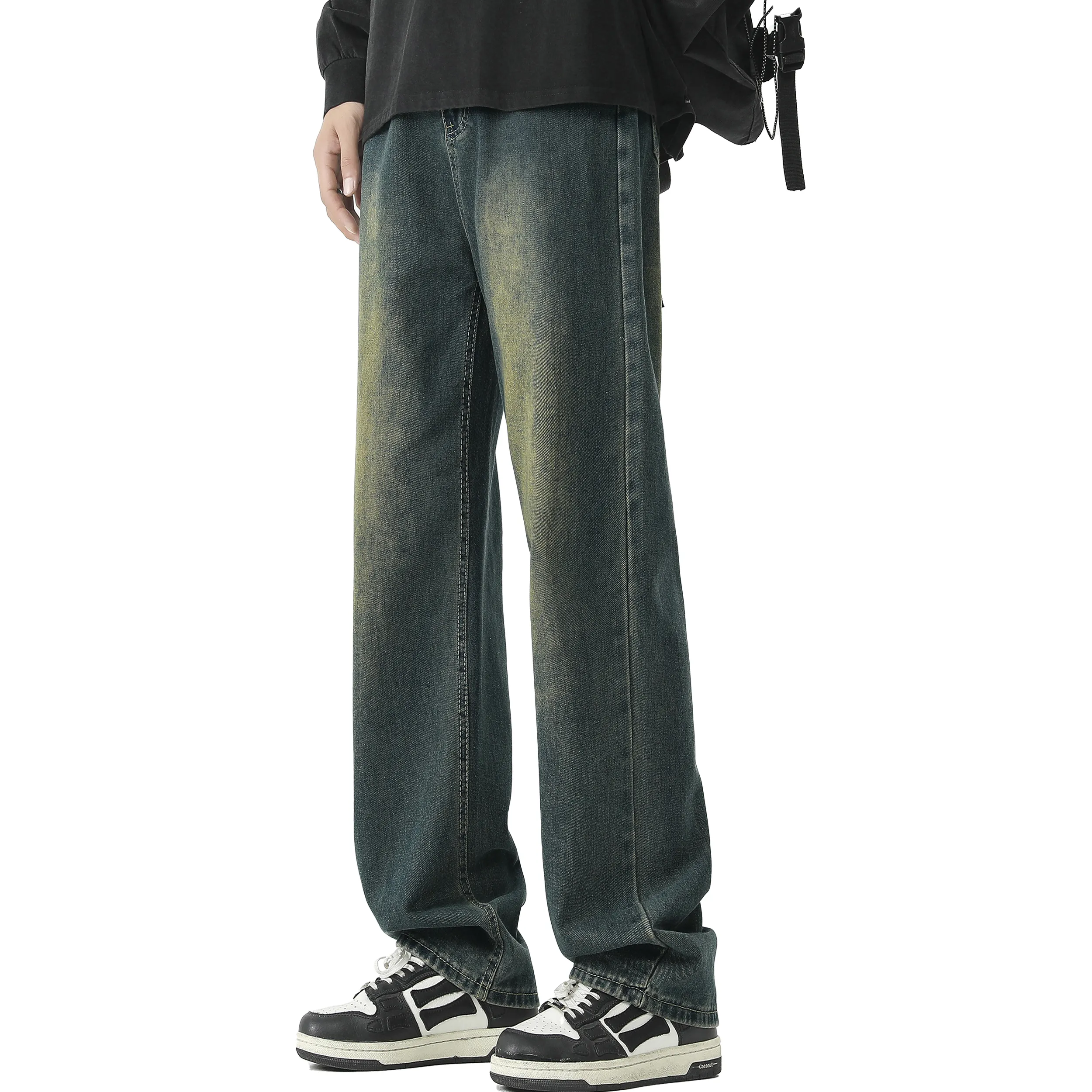 SPONGEBOB SQUAREPANTS Jeans Unisex - POIZON