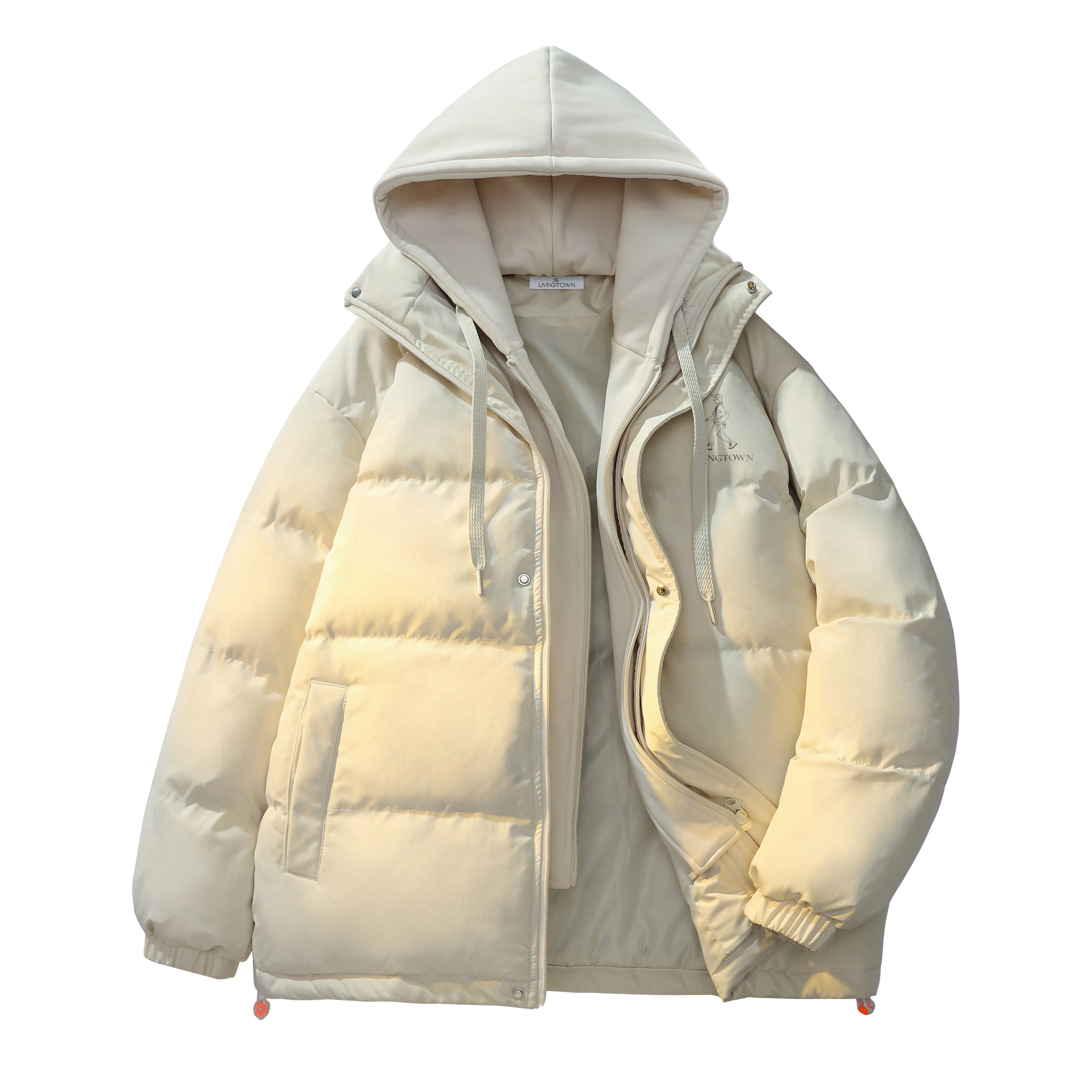 LIVINGTOWN Puffer Jackets Unisex - POIZON