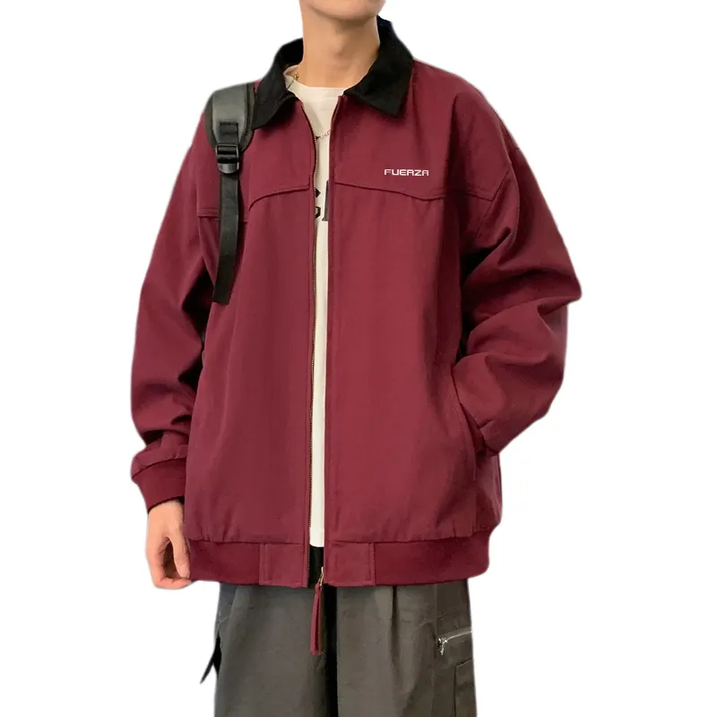 FUERZA Jackets Unisex Berry Red - POIZON