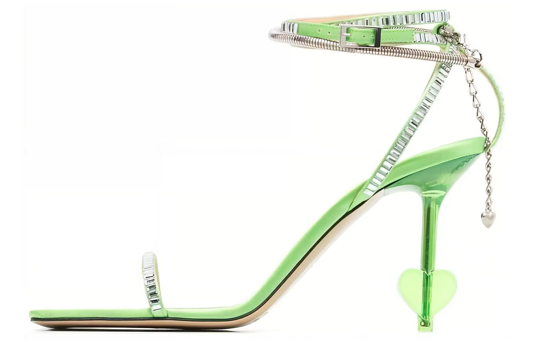 MACH & MACH 100mm Crystal-embellished Sandals - POIZON