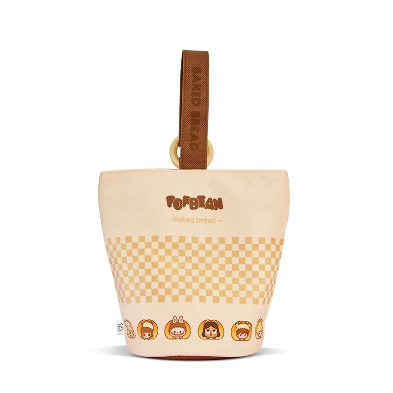 POP MART Cute Grain Baked Puffy Collection Bucket Bag Trend-Based ...