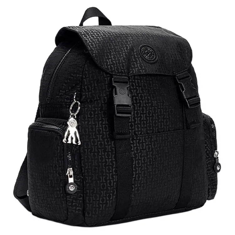 Kipling Backpacks Black Background With Embossed Letter K Print - POIZON