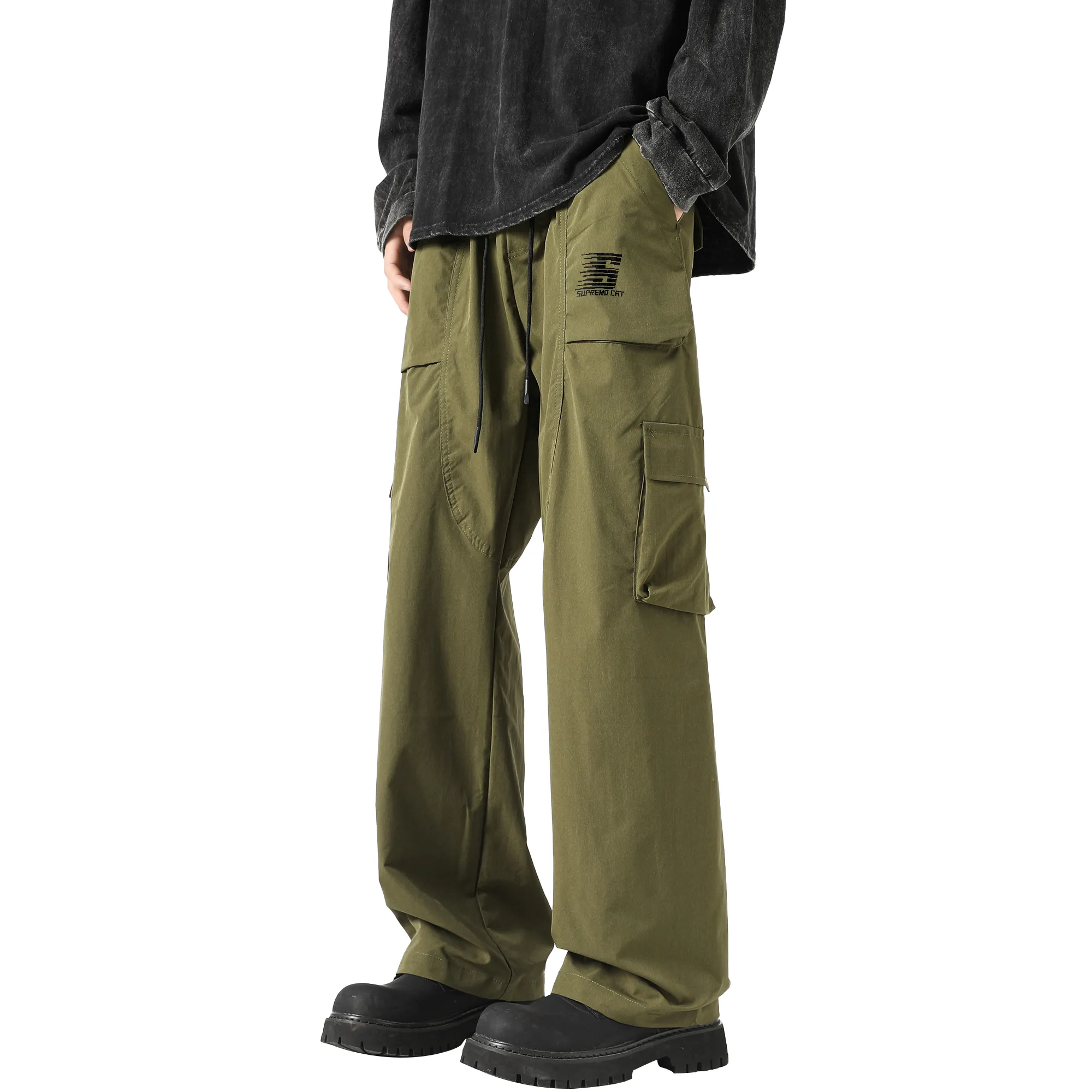 Supremo Cat Cargo Pants Unisex - POIZON