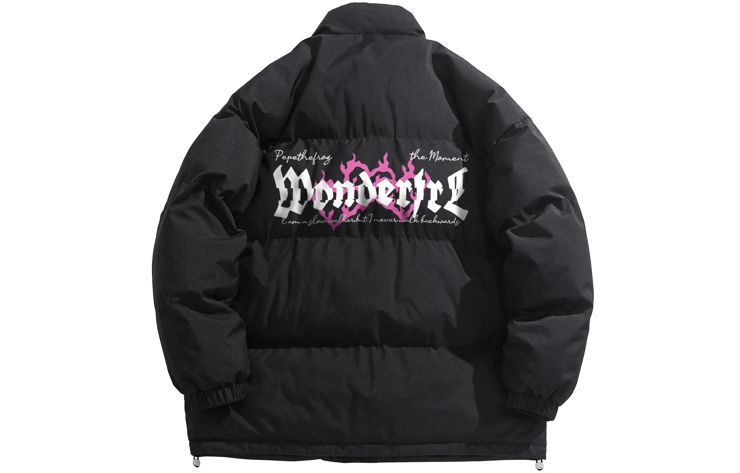 Pepe The Frog Puffer Jackets Unisex - POIZON