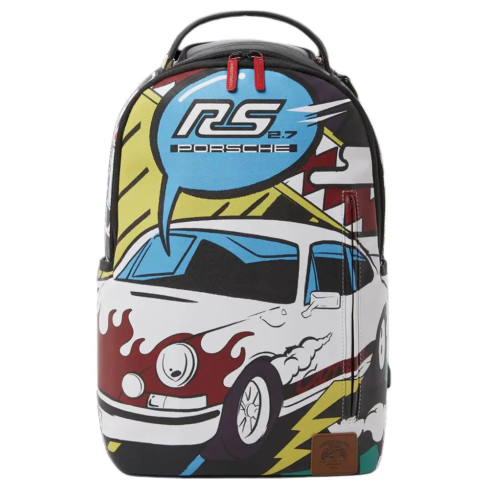 Porsche X SPRAYGROUND Backpacks Multicolor - POIZON