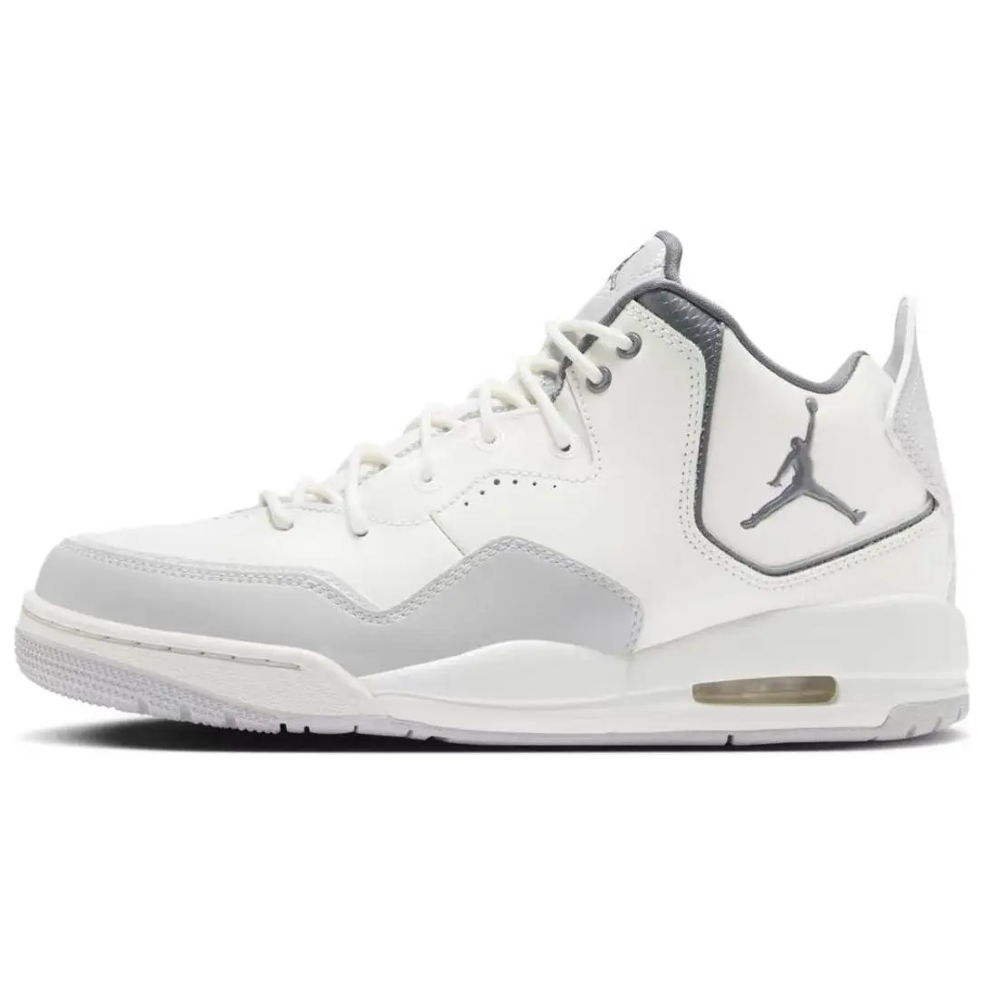 Jordan Courtside 23 Vintage Basketball Shoes Men Mid-Top Gray White ...