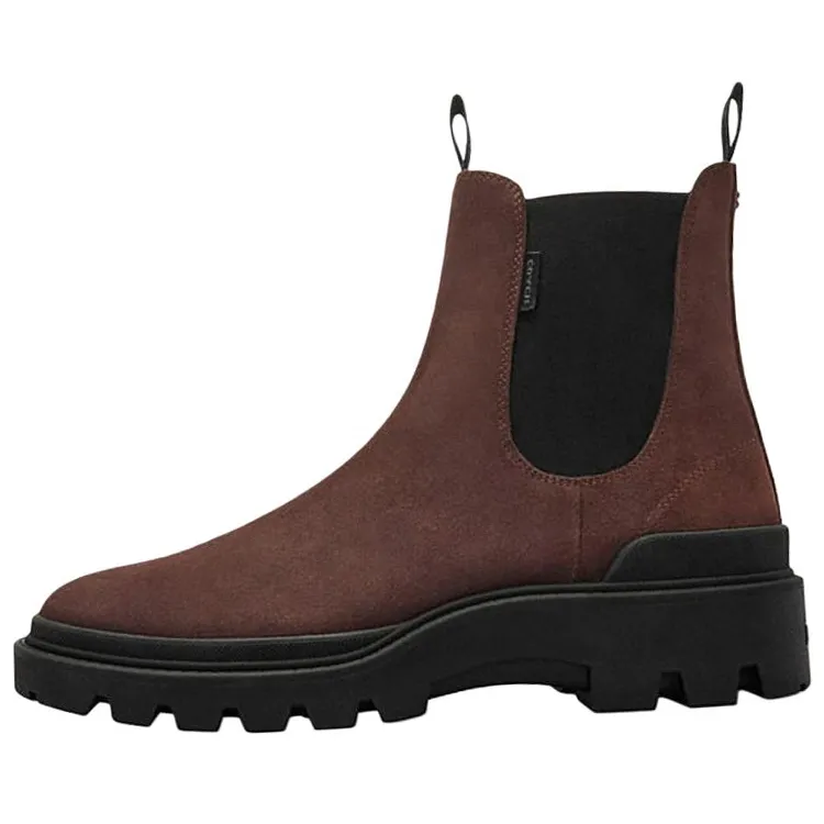 COACH Chelsea Boots Men Brown - POIZON