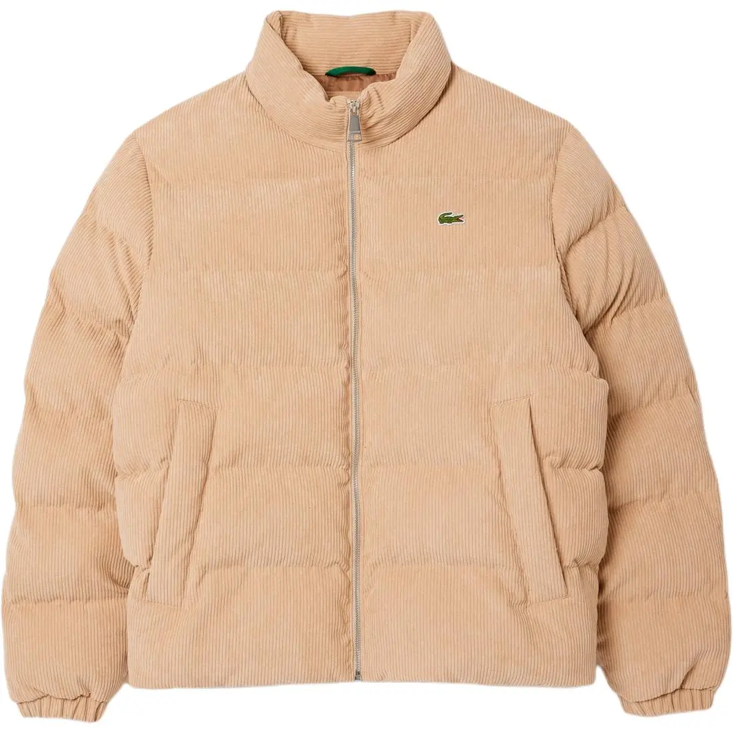 LACOSTE Corduroy Puffer Jacket - POIZON