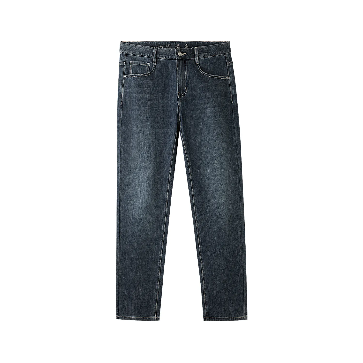 HLA The Mountain Is Not In The High Series Jeans Men Blue Gray Ox ...