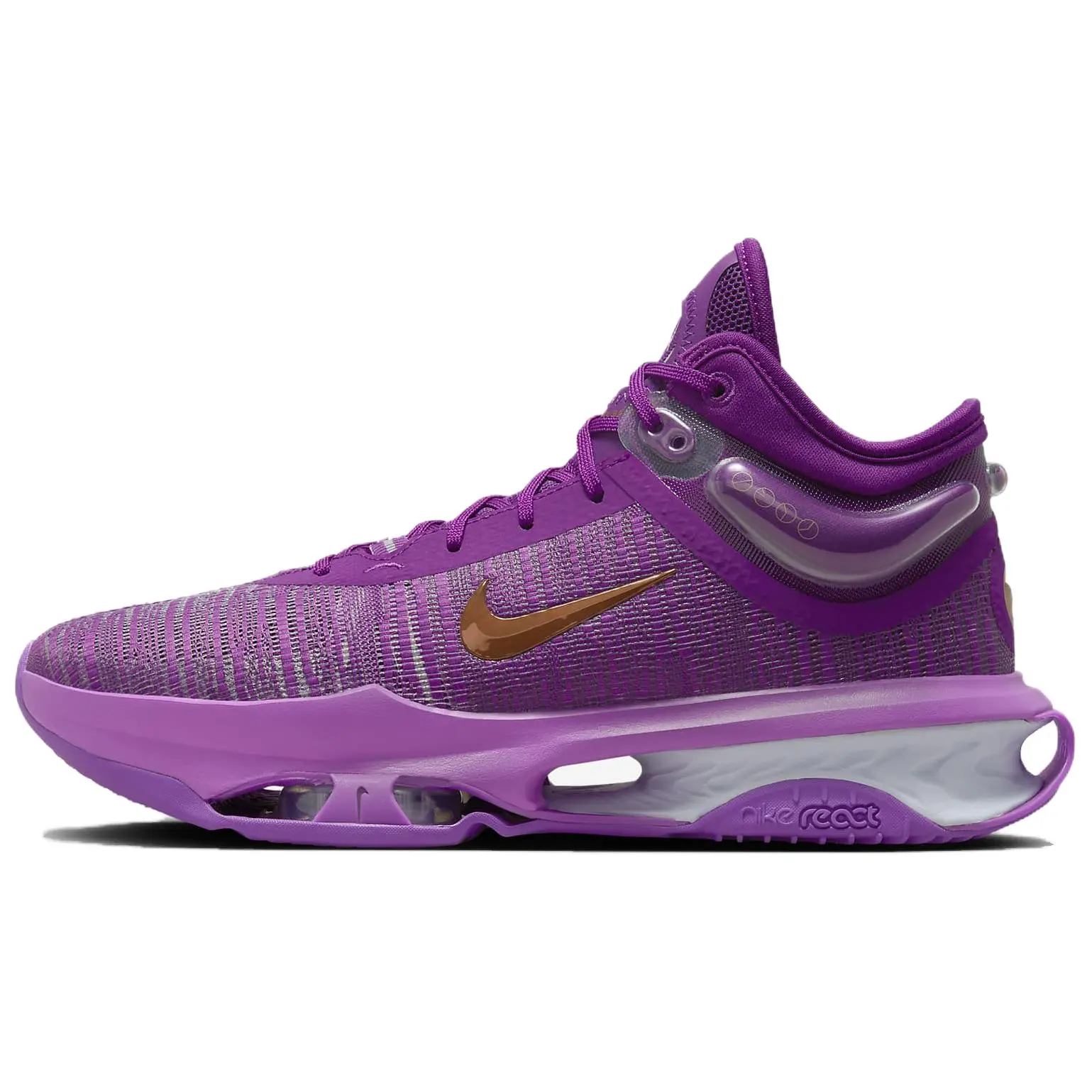 Nike Air Zoom G.T. Jump 2 Basketball Shoes Unisex High-Top Purple - POIZON