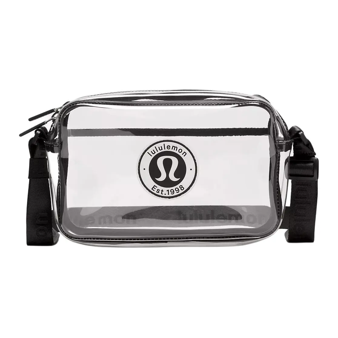 Lululemon Crossbody Bags Transparent Black - POIZON