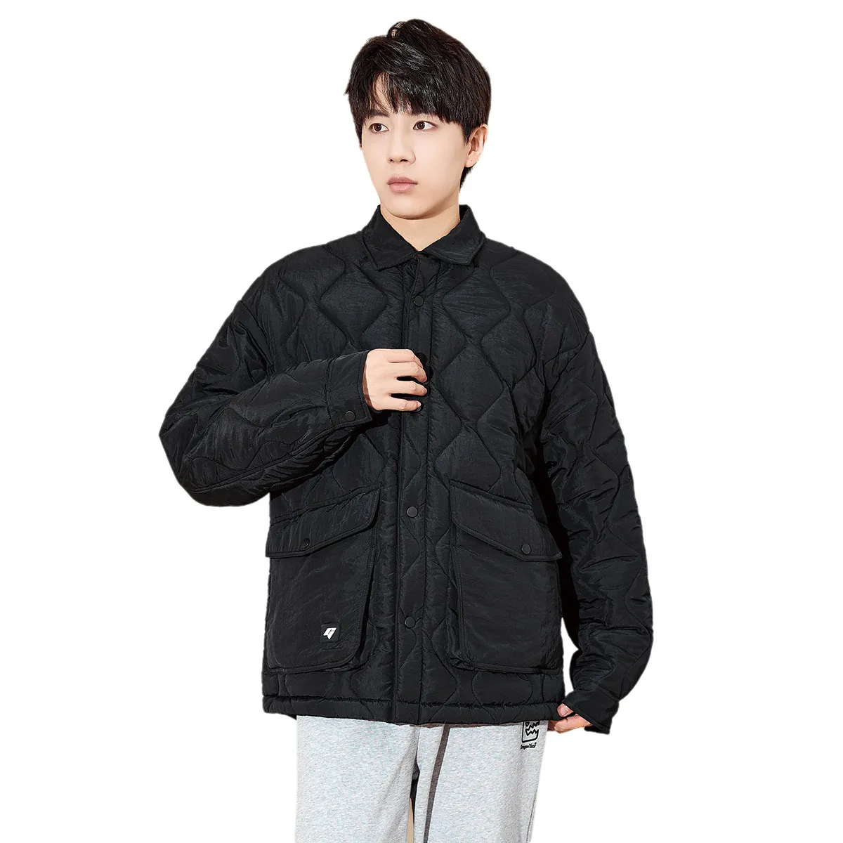 Tonlion Puffer Jackets Men Black - POIZON