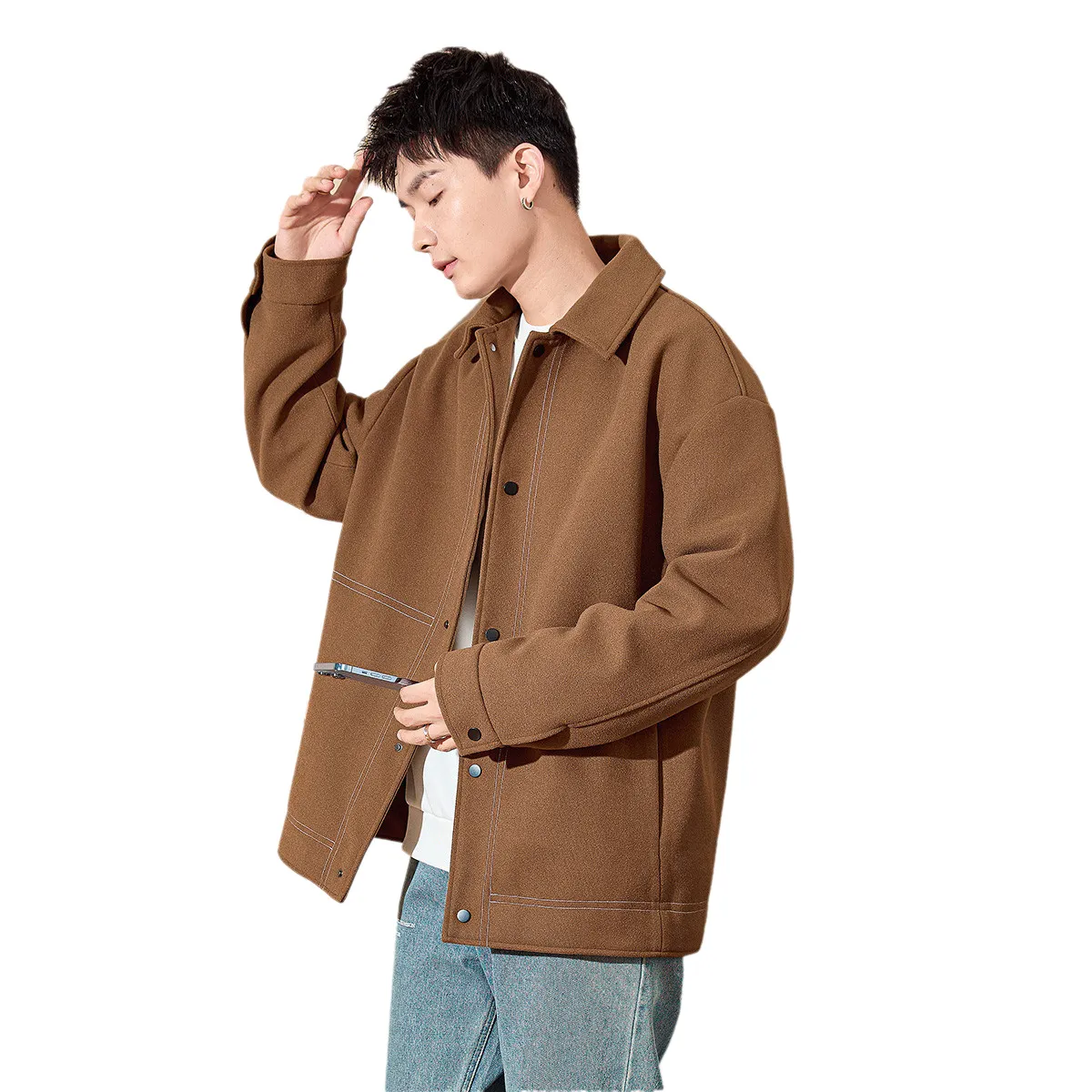 Tonlion Velvet Jackets Men - POIZON