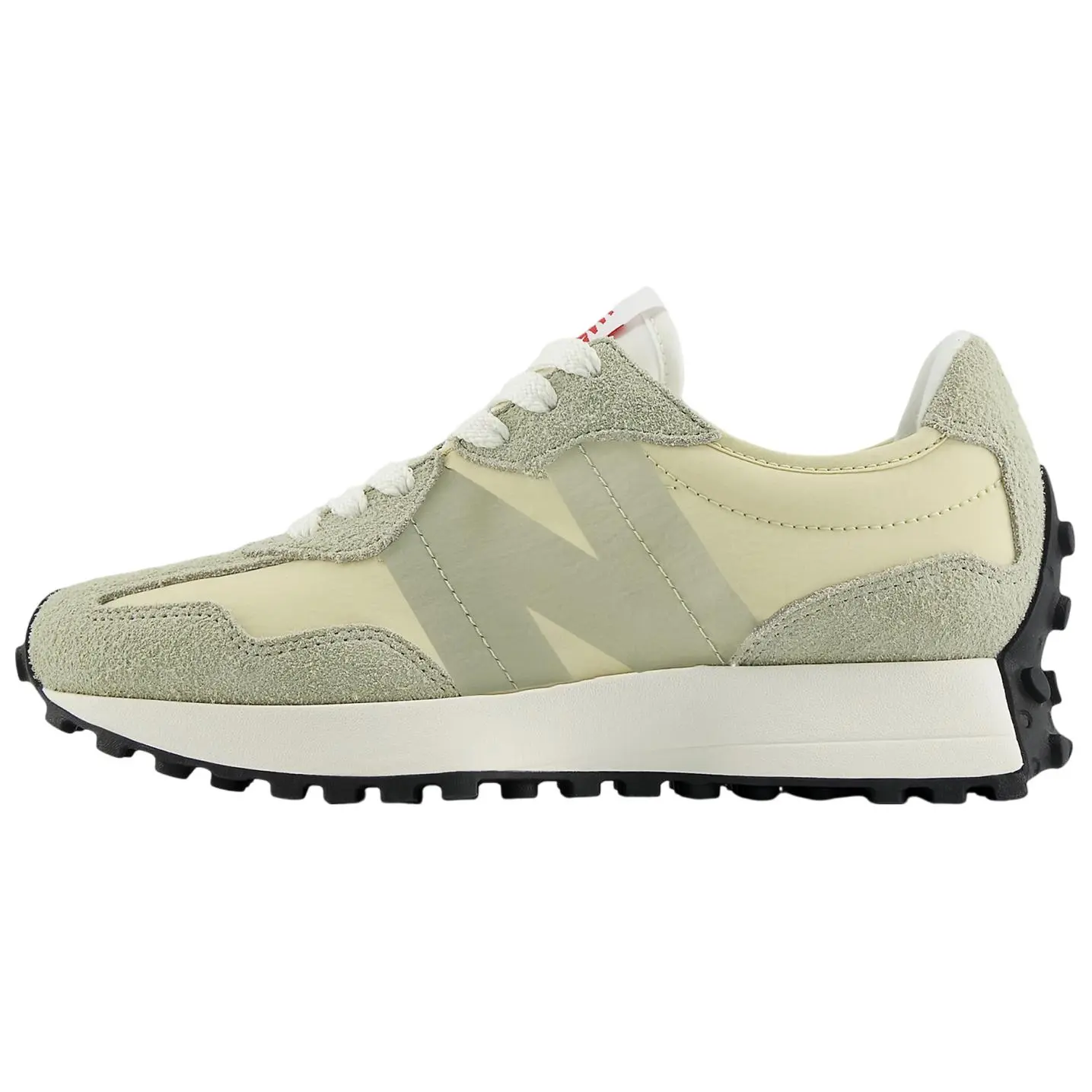 New Balance NB 327 Running Shoes Women's Low-Top Green - POIZON