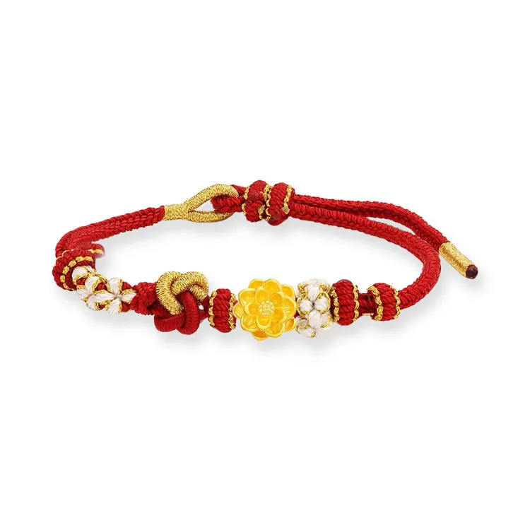 Zheng Tai Fook Gold Bracelet Unisex - POIZON