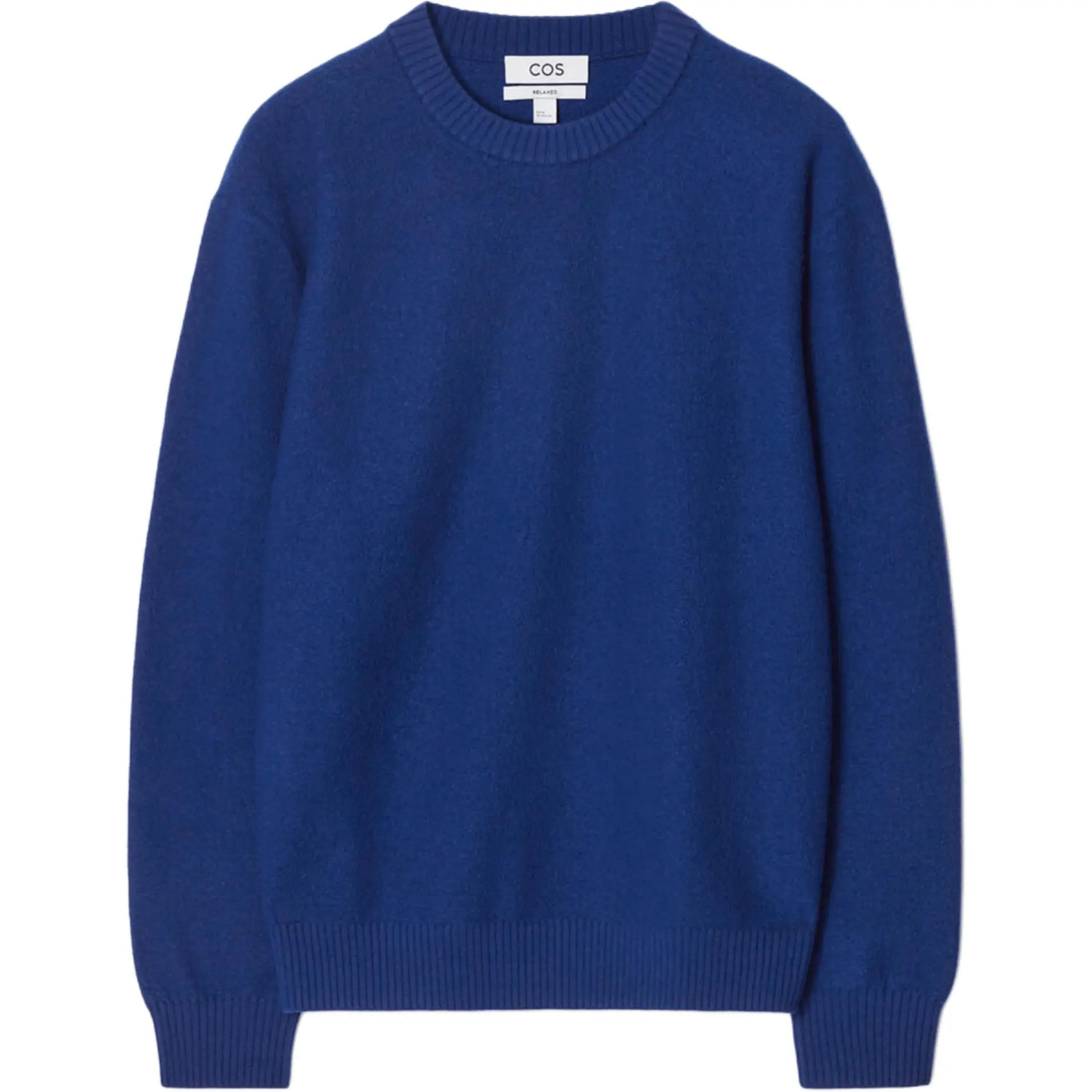 COS Sweaters Men Cobalt Blue - POIZON