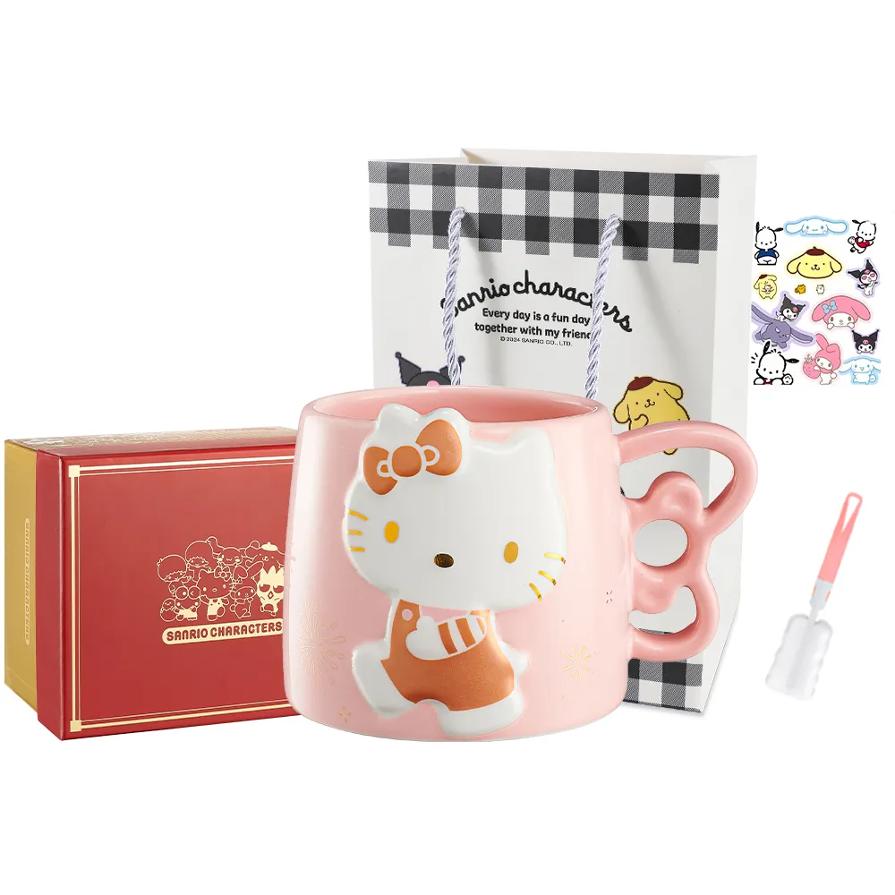 Sanrio Hello Kitty Mugs Pink 370ml - POIZON