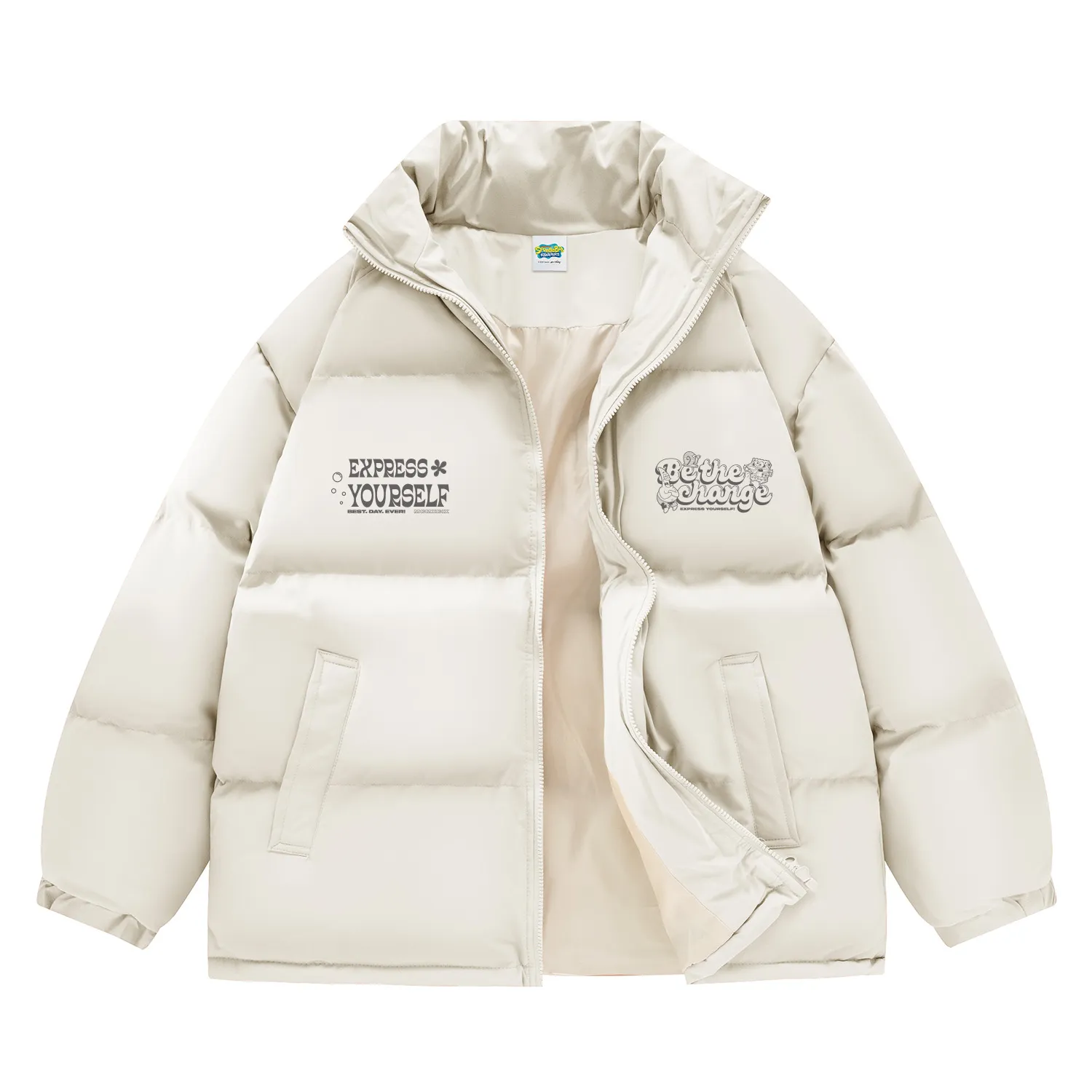 SPONGEBOB SQUAREPANTS Puffer Jackets Unisex - POIZON