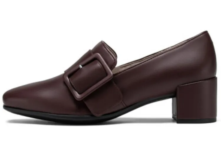 Ecco High Heels Women's Dark Burgundy - POIZON