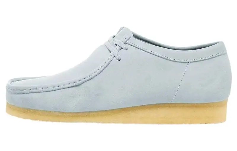Clarks Wallabee 'Light Blue Combination' - POIZON