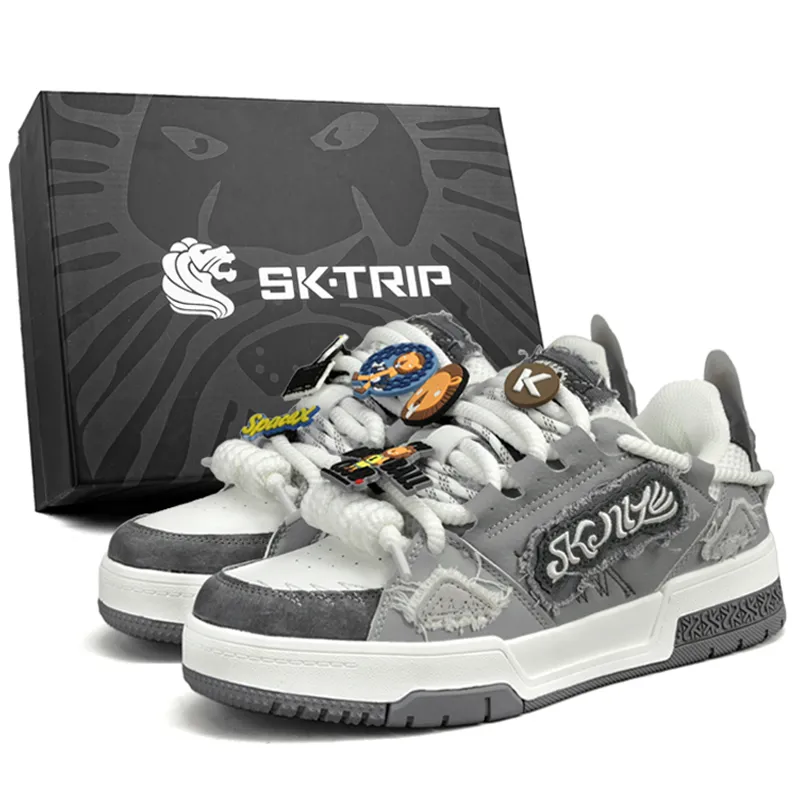 SK.TRIP Skateboard Shoes Unisex Low-Top - POIZON