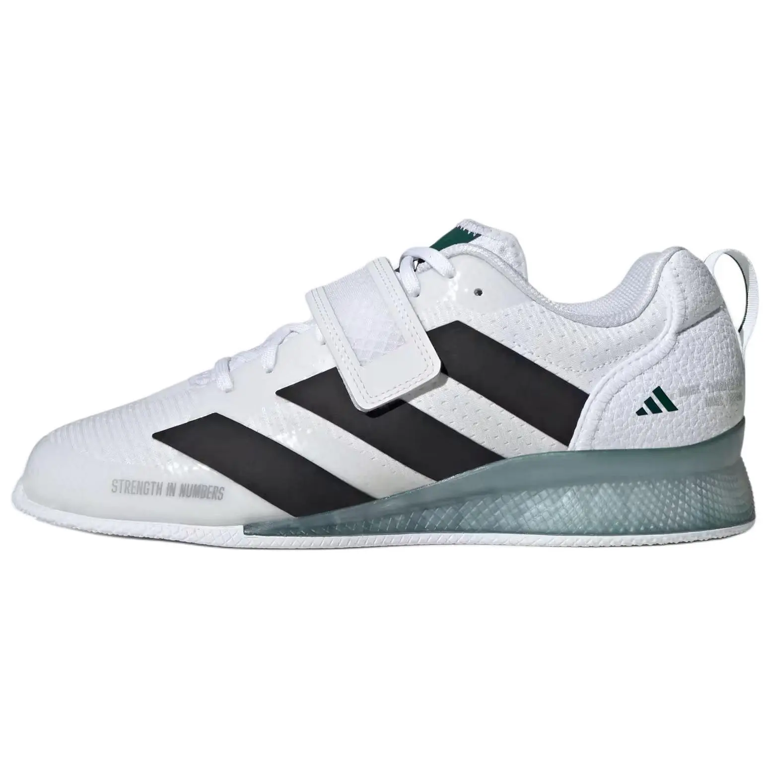Adipower Weightlifting Adidas 3 'White Black Collegiate Green' - POIZON