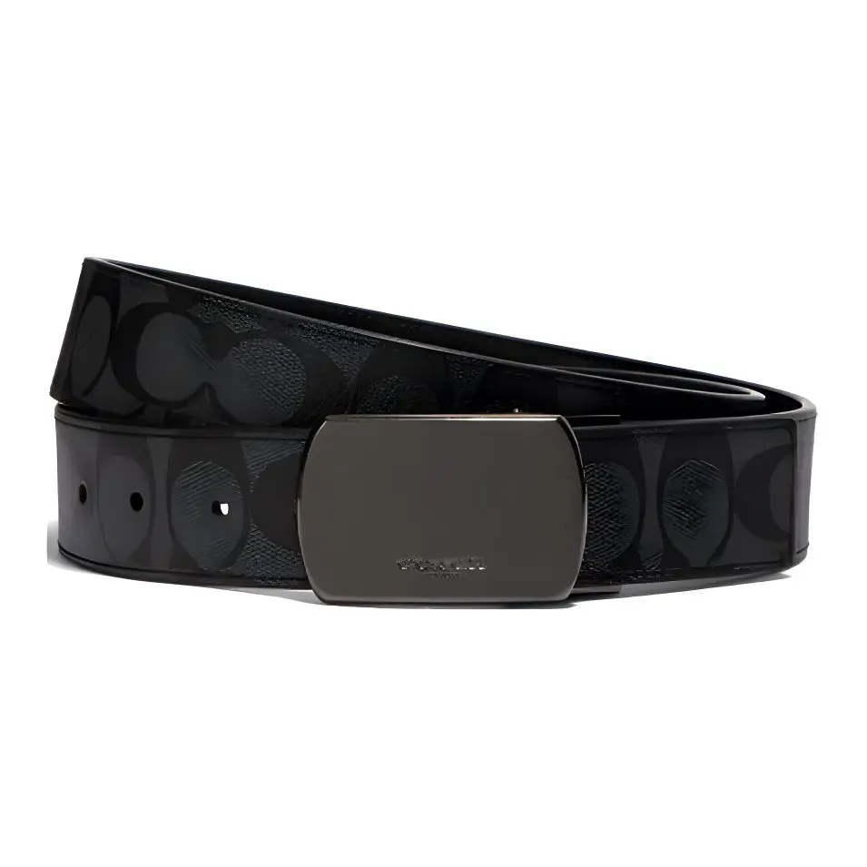 COACH Leather Belt Men Black One Size