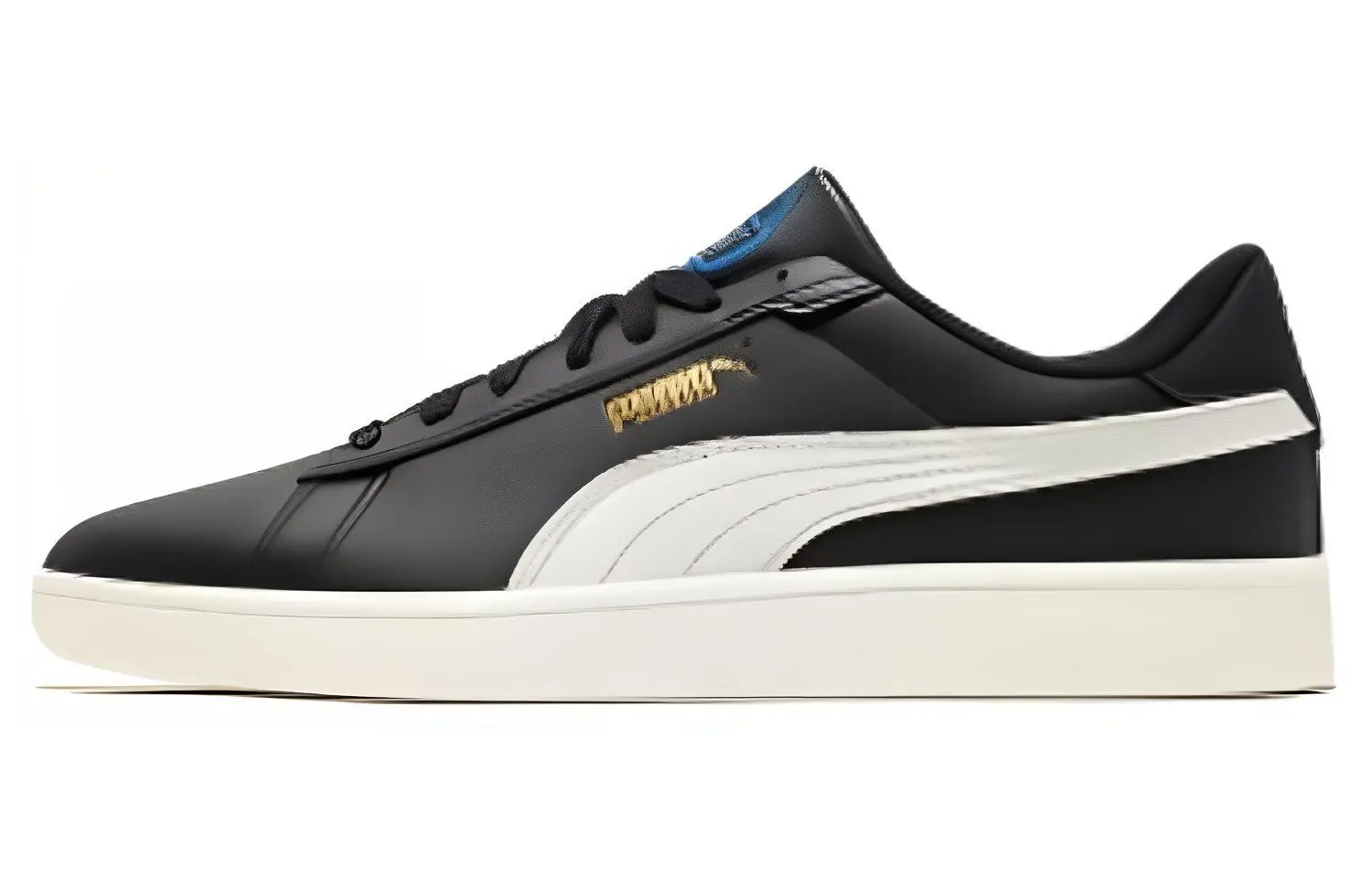 PUMA Smash Skateboard Shoes Unisex Low-Top Black - POIZON