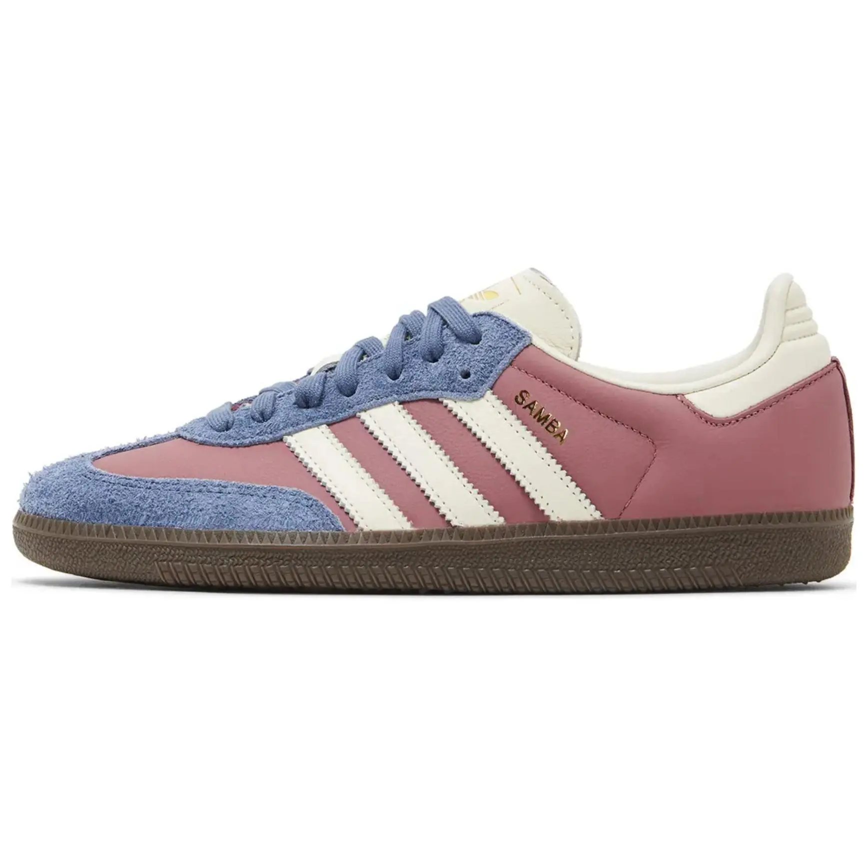Adidas Originals SAMBA OG Skateboard Shoes Women's Low-Top Deep Red ...