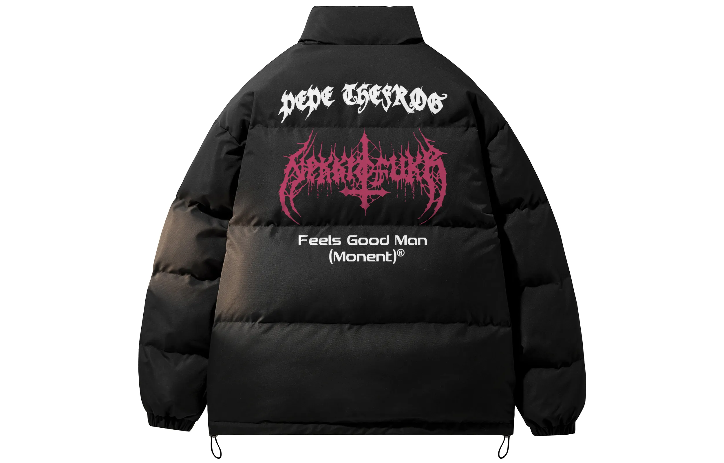 Pepe The Frog Puffer Jackets Unisex - POIZON