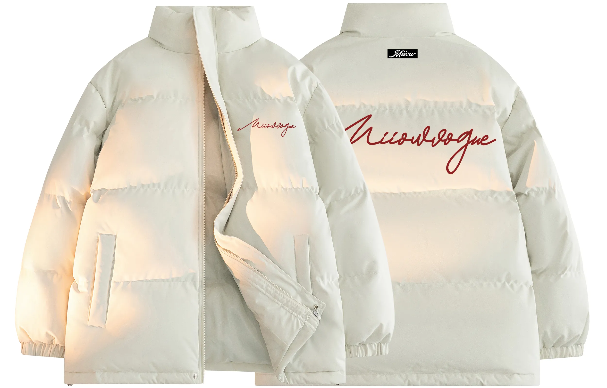 MIIOW Trend Party Series Puffer Jackets Unisex - POIZON