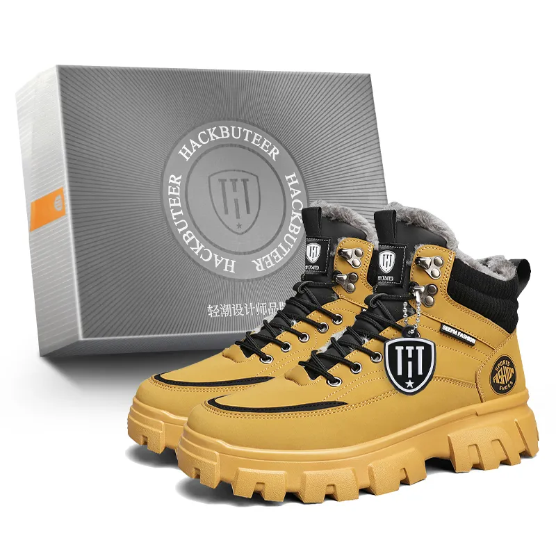 HACKBUTEER Martin Boots Men - POIZON