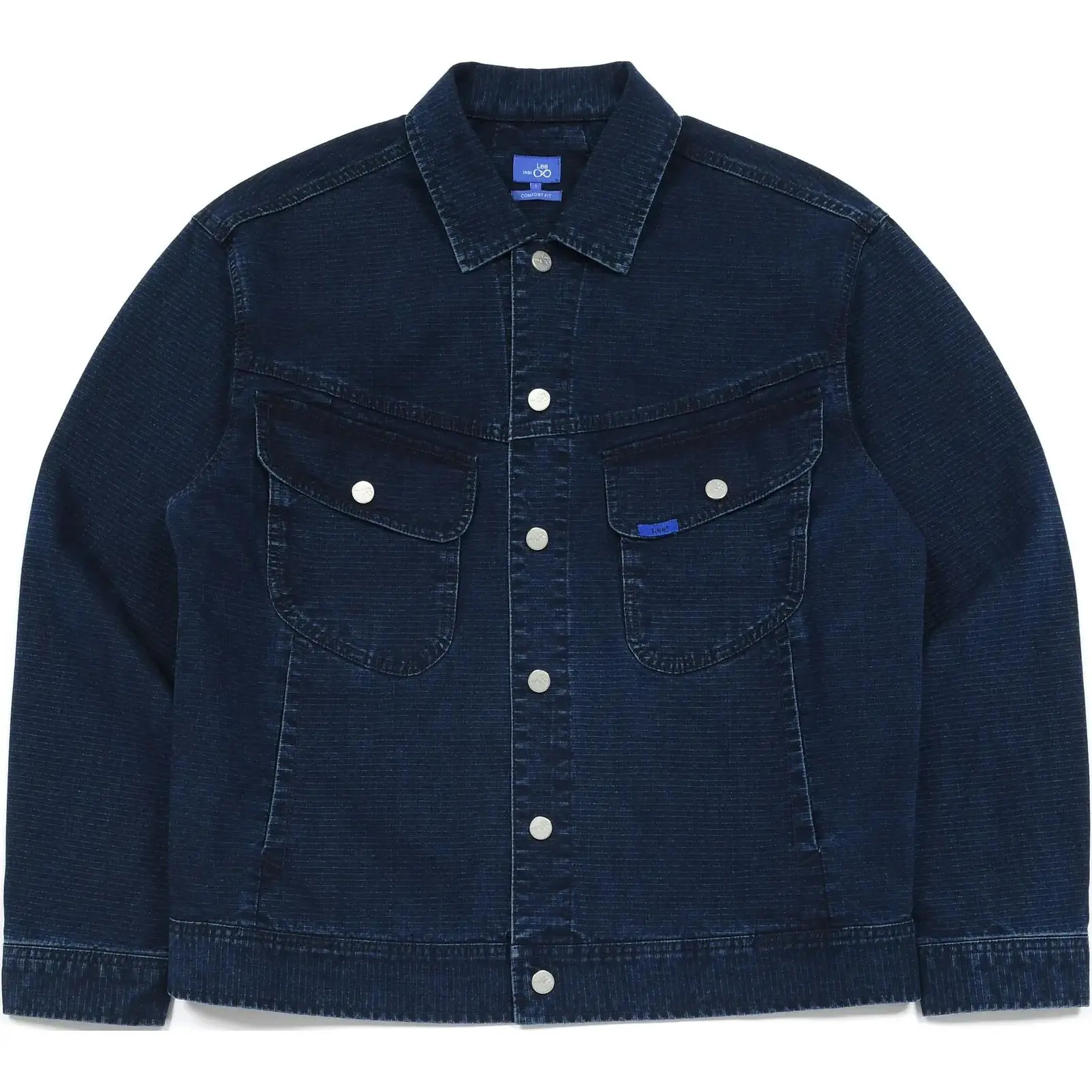 Lee SS25 INDIGO Denim Jackets Men Dark Blue - POIZON
