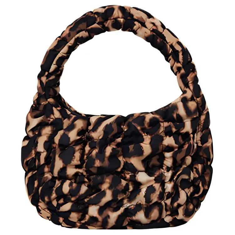 COS Polyester Cloud Bag, Handbag Trumpets Women's Leopard Print Brown ...