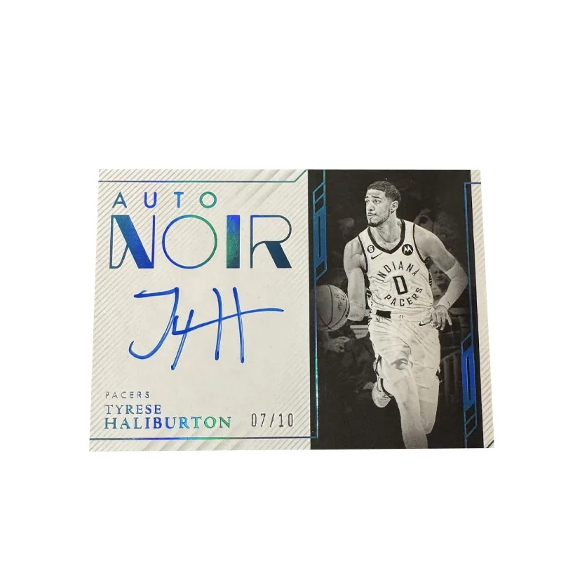 PANINI 2022-23 Noir Tyrese Haliburgon Halliburton 10th Ed. Lake Water ...