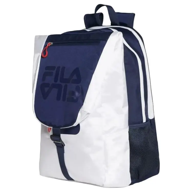 FILA Backpacks Marine Blue With White Accents - POIZON