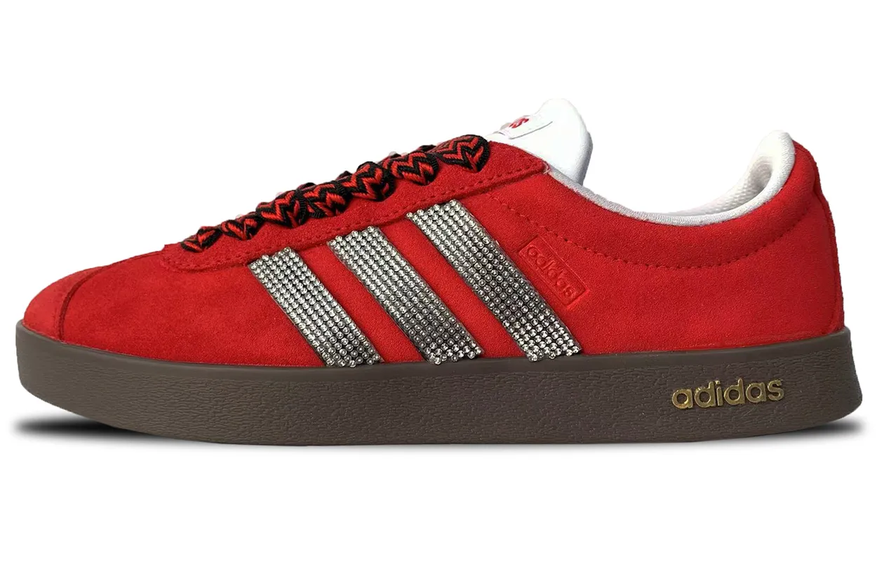 Adidas Neo Vl Court Classic Skateboard Shoes Unisex Low-Top Gold - POIZON