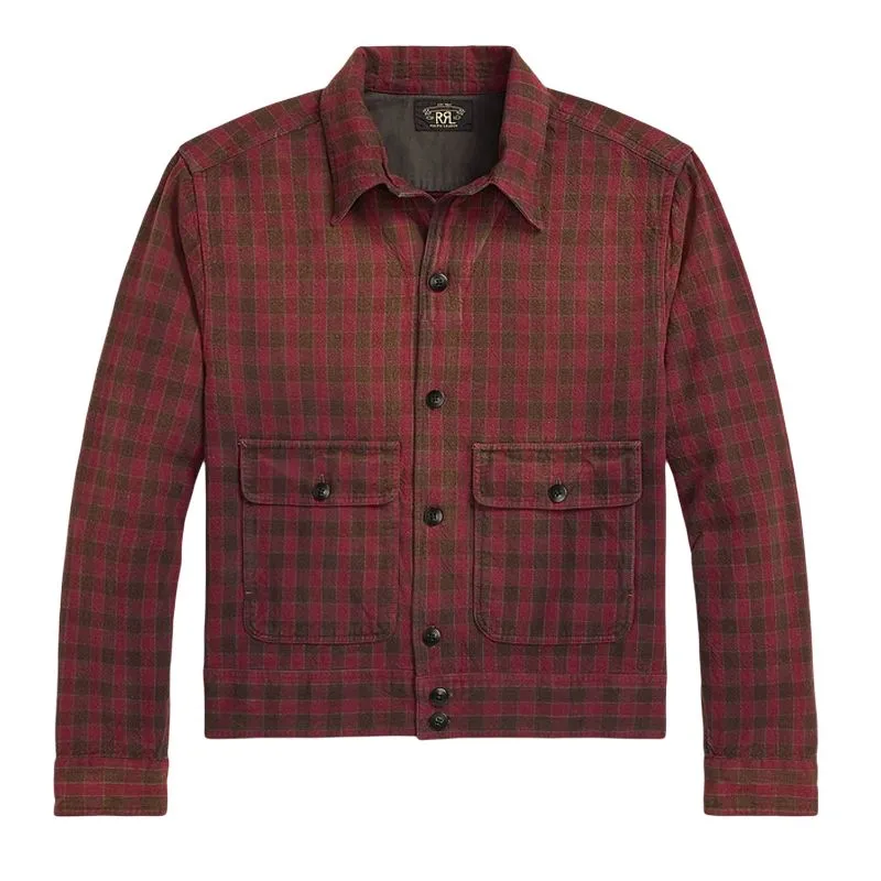 Double RL Jackets Men Red - POIZON