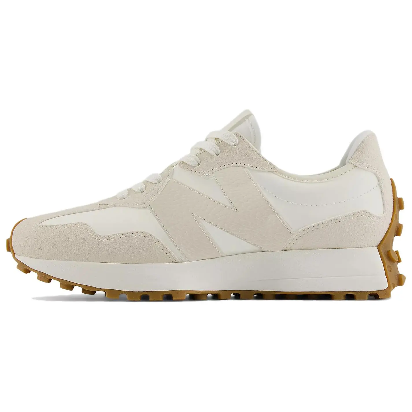 New Balance NB 327 Running Shoes Women's Low-Top Beige - POIZON