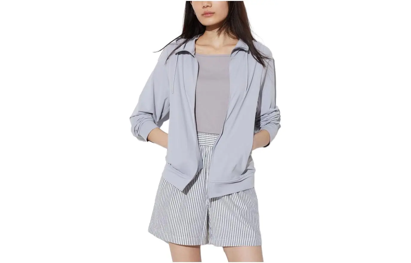 UNIQLO Sun Protection Clothing Women's Misty Gray - POIZON