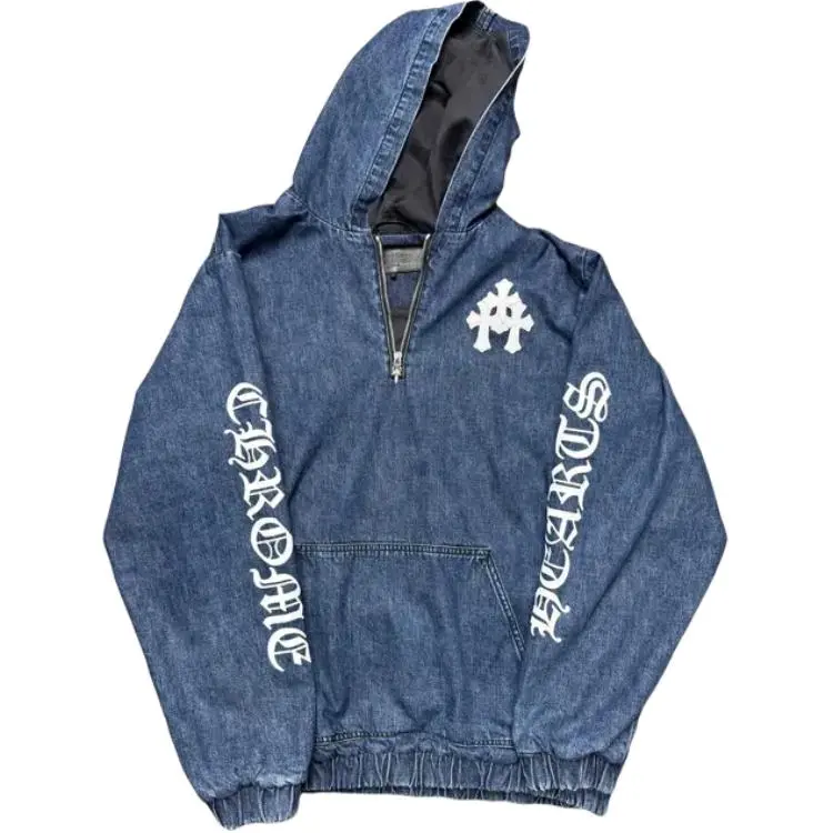 Chrome Hearts Jackets Coats Men's Blue - POIZON