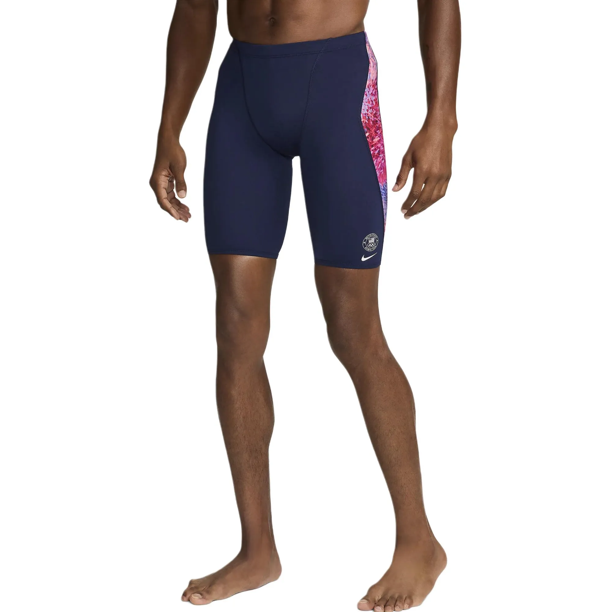 Nike Swim Cloud Team Usa Men's HydraStrong Print Jammer - POIZON