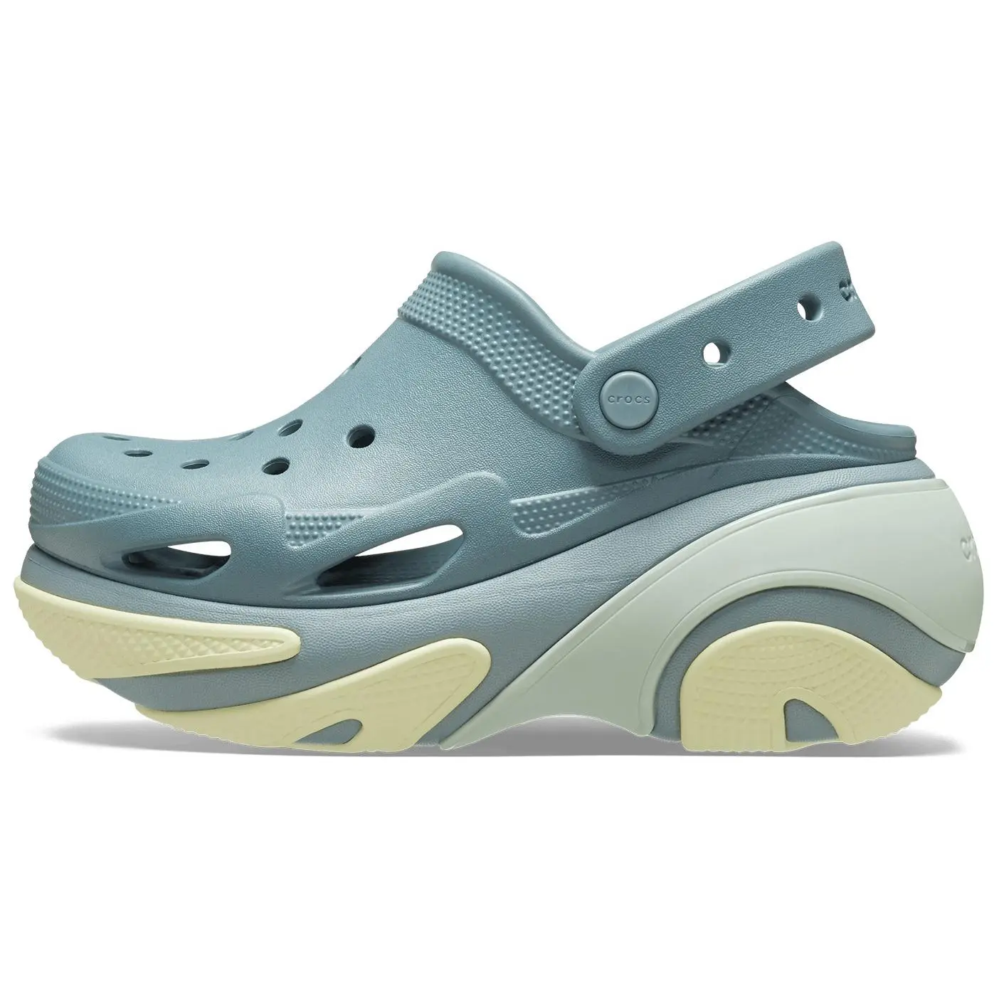 Crocs Bubble Crush Clog Clogs Unisex Blue - POIZON