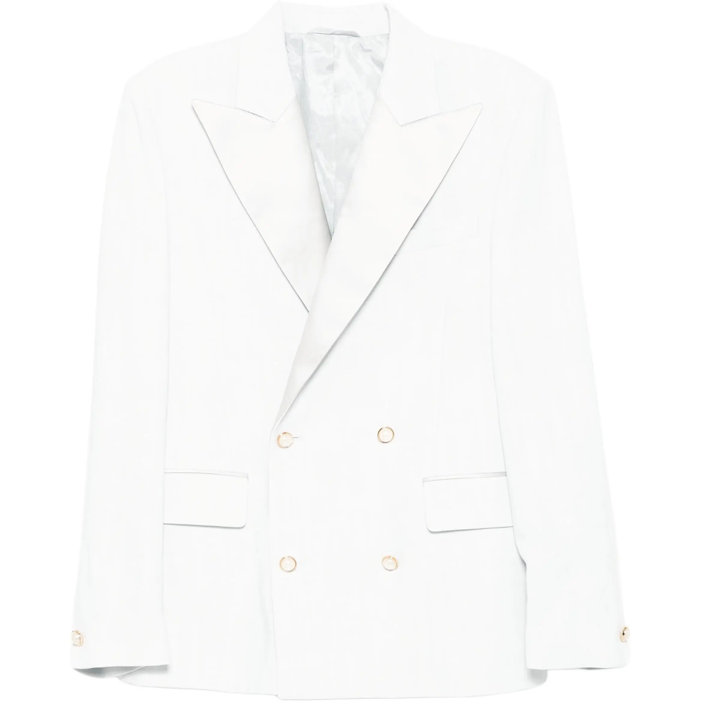CASABLANCA SS25 Business Suit Men's White - POIZON
