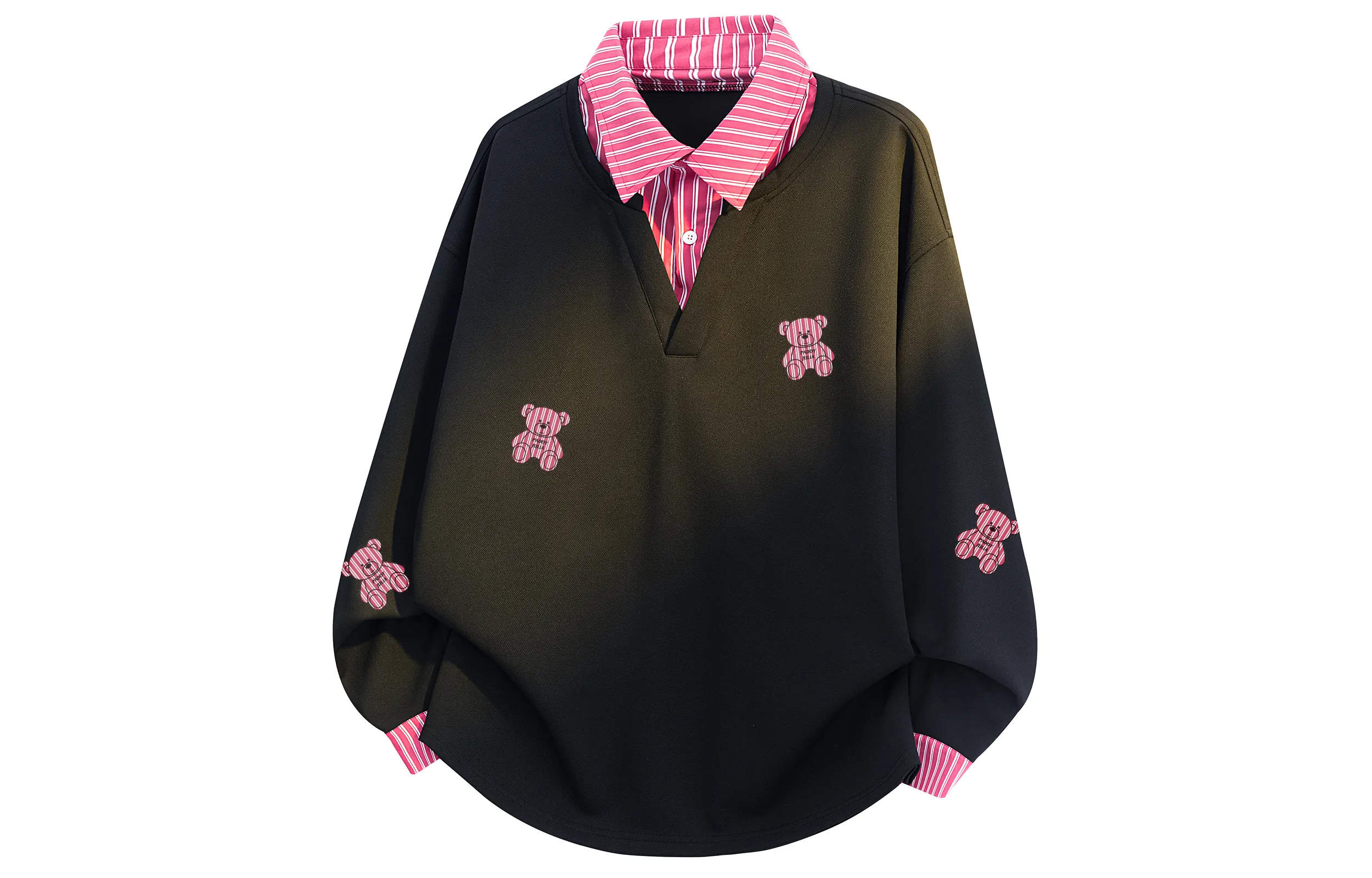 Paddy Julia Polo Shirt Unisex Black - POIZON