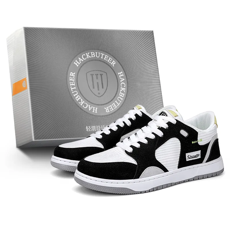 HACKBUTEER Low-Top Skateboard Shoes Men's - POIZON