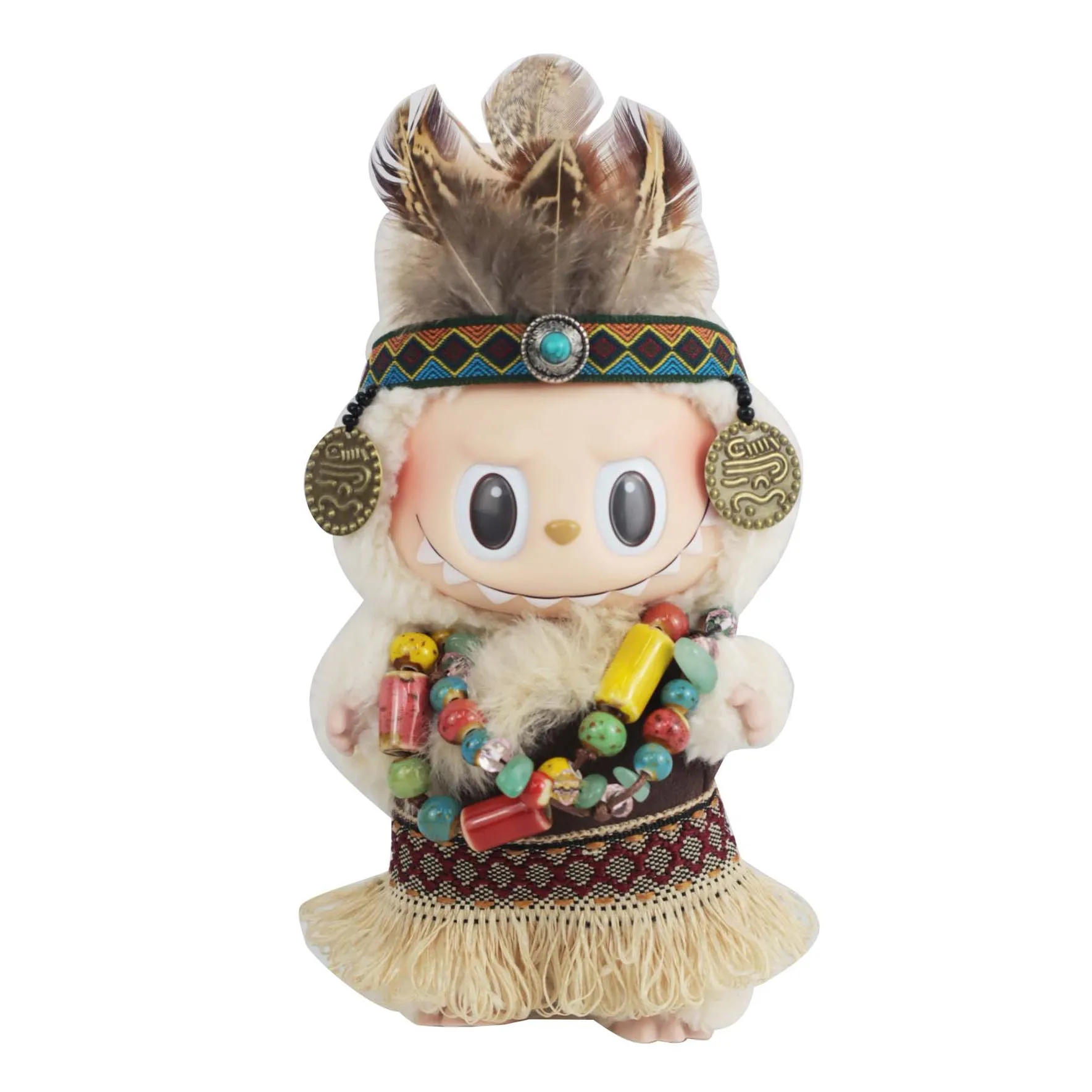 Modified Baby POP MART LABUBU THE MONSTERS Heartbeat Macaron Vinyl Face ...