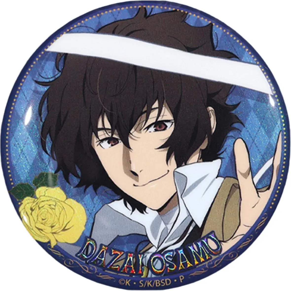 BOOM COMIC Bungo Stray Dogs S4 Brushed Gold Badges - POIZON