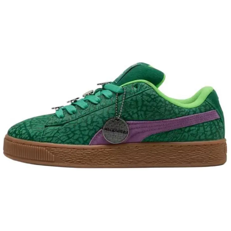 TMNT x PUMA Suede XL Anti-Slip Wear-Resistant Low-Top Skateboard Shoes ...